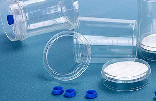 Microbiological filter monitor